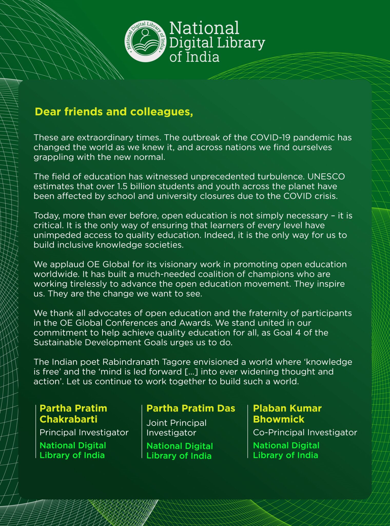 National Digital Library of India (NDLI) – Open Education Awards for ...