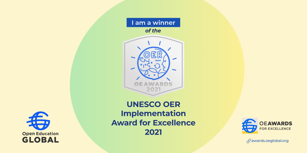 Unesco OER Implementation Award Badge – Open Education Awards for ...