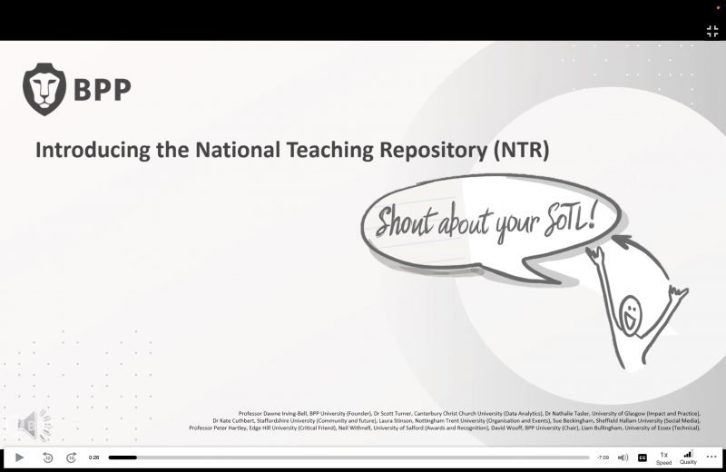 The National Teaching Repository – Open Education Awards for Excellence